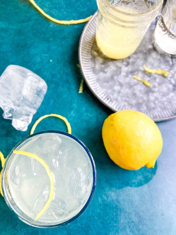 Single Serving Lemonade Recipe (Fresh Lemonade for One Glass)