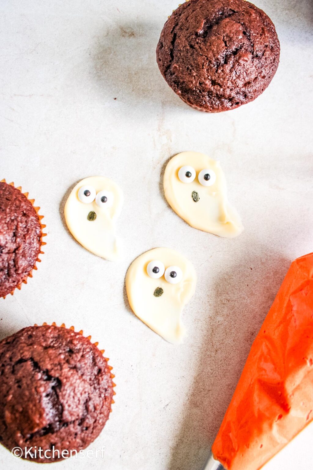 White Chocolate Ghosts - Kitchen Serf