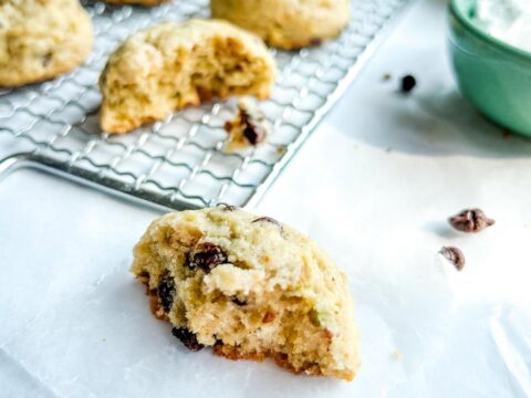 Cannoli Cookies : Ricotta Cookie with Pistachios & Chocolate