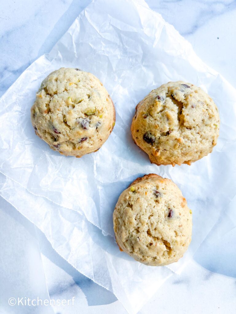 Cannoli Cookies : Ricotta Cookie with Pistachios & Chocolate