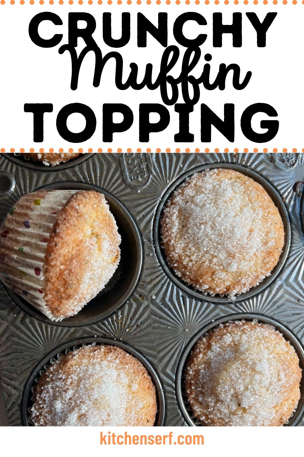 Sugar Topping for Muffins - Kitchen Serf