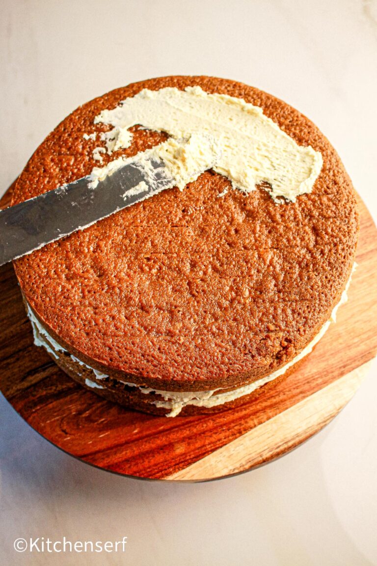 pice Cake with Eggnog Frosting (Perfect Christmas Dessert)