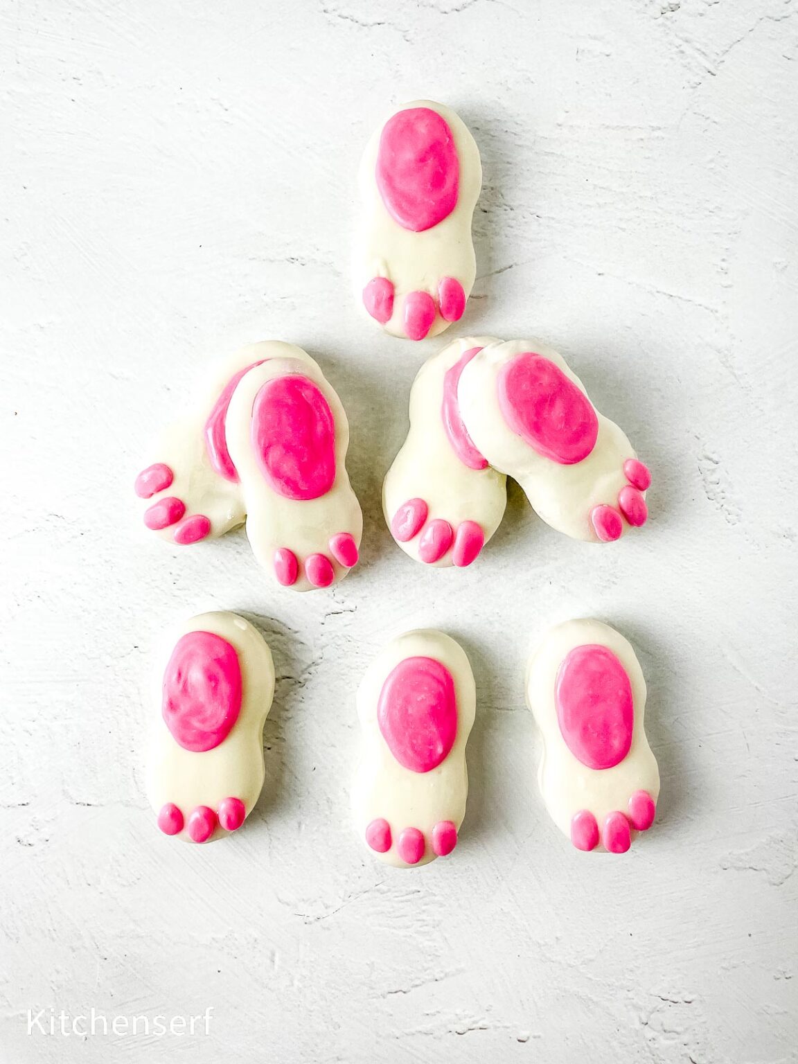 3-Ingredient Bunny Feet Cookies - Kitchen Serf