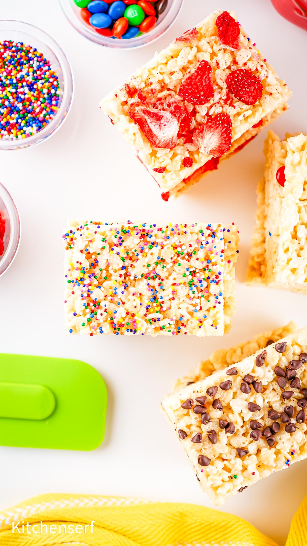 Sheet Pan Rice Krispie Treats - Kitchen Serf