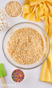 Sheet Pan Rice Krispie Treats - Kitchen Serf