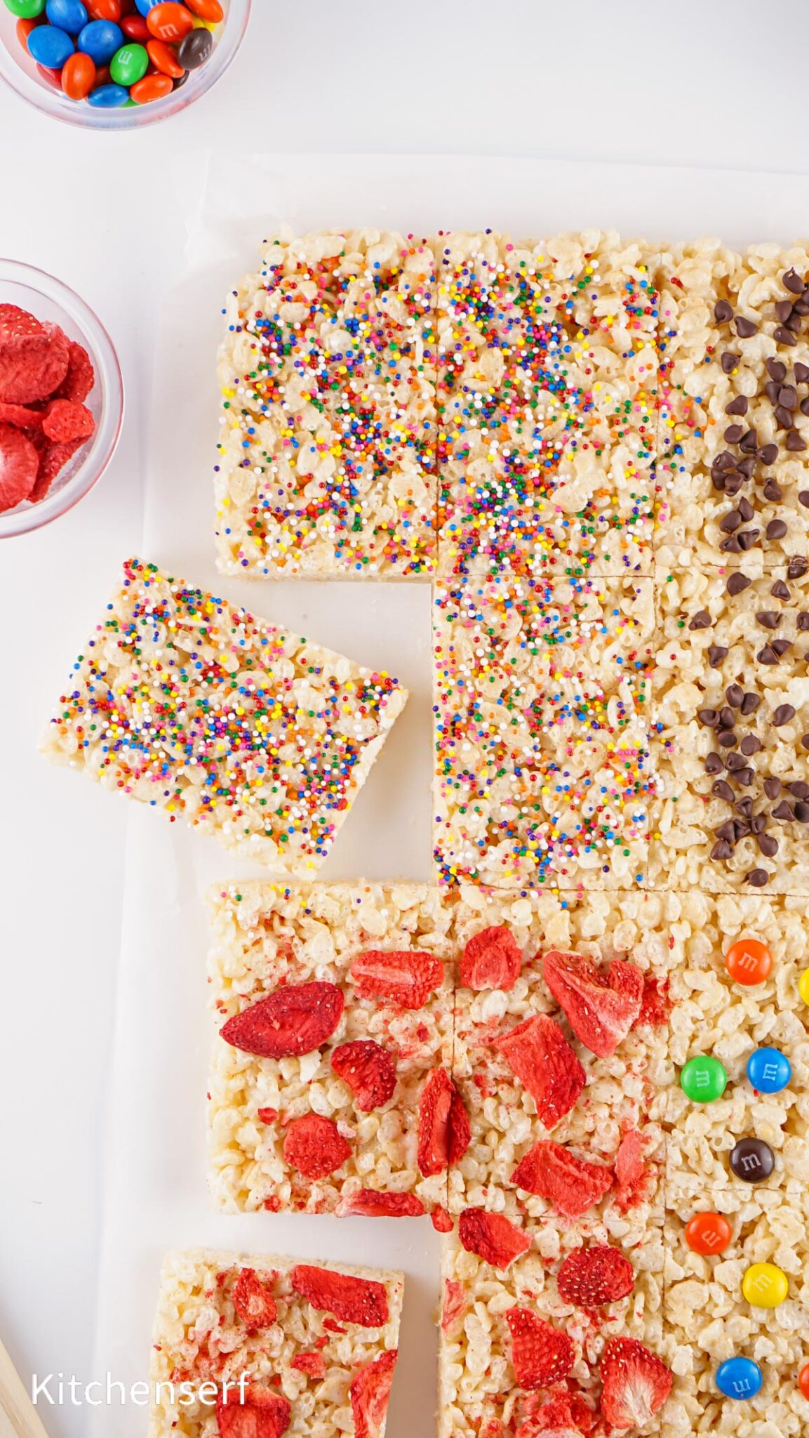 Sheet Pan Rice Krispie Treats - Kitchen Serf